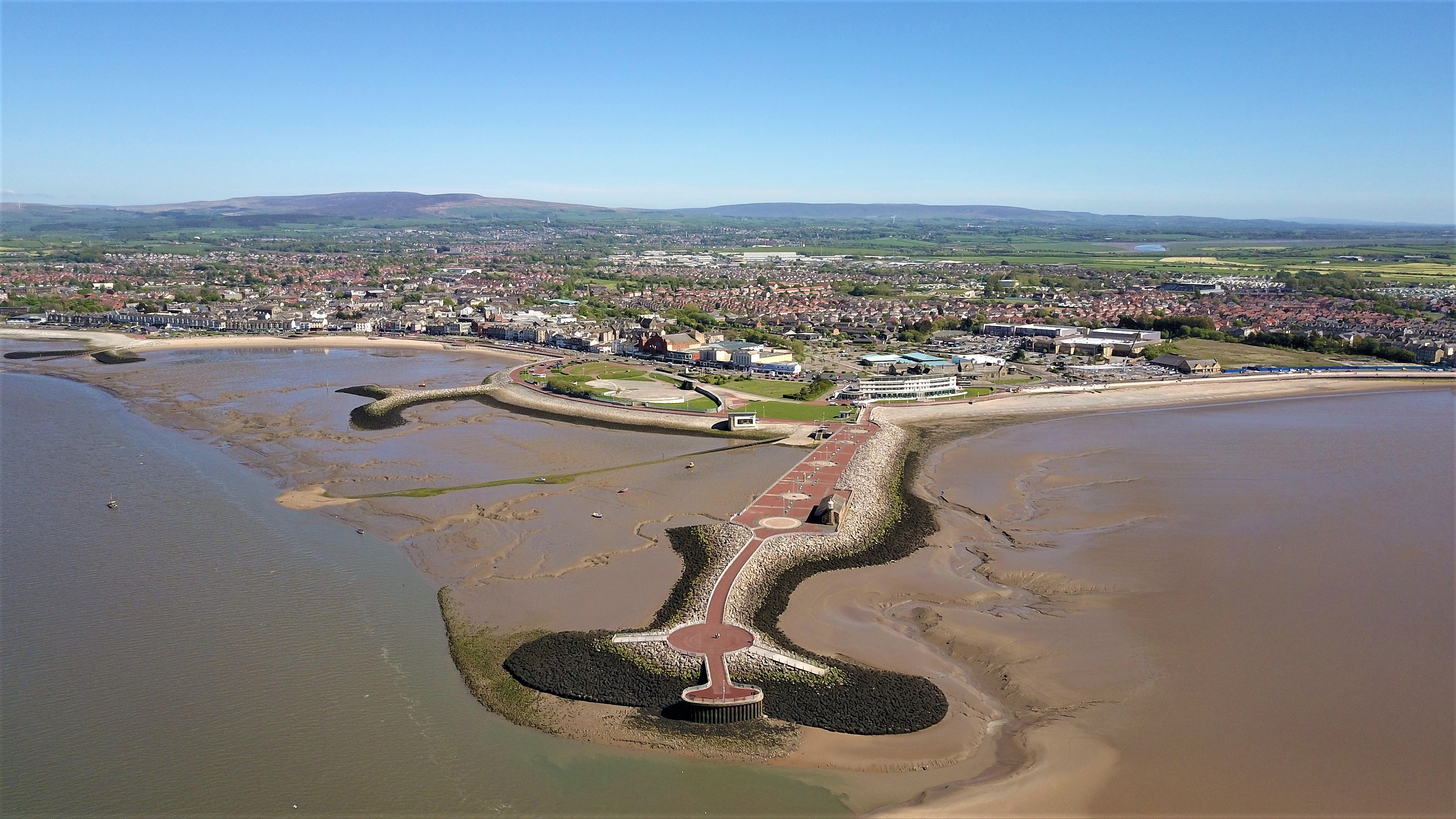 Morecambe April 2018 (Stone Jetty) - Photos by Drone - Grey Arrows ...