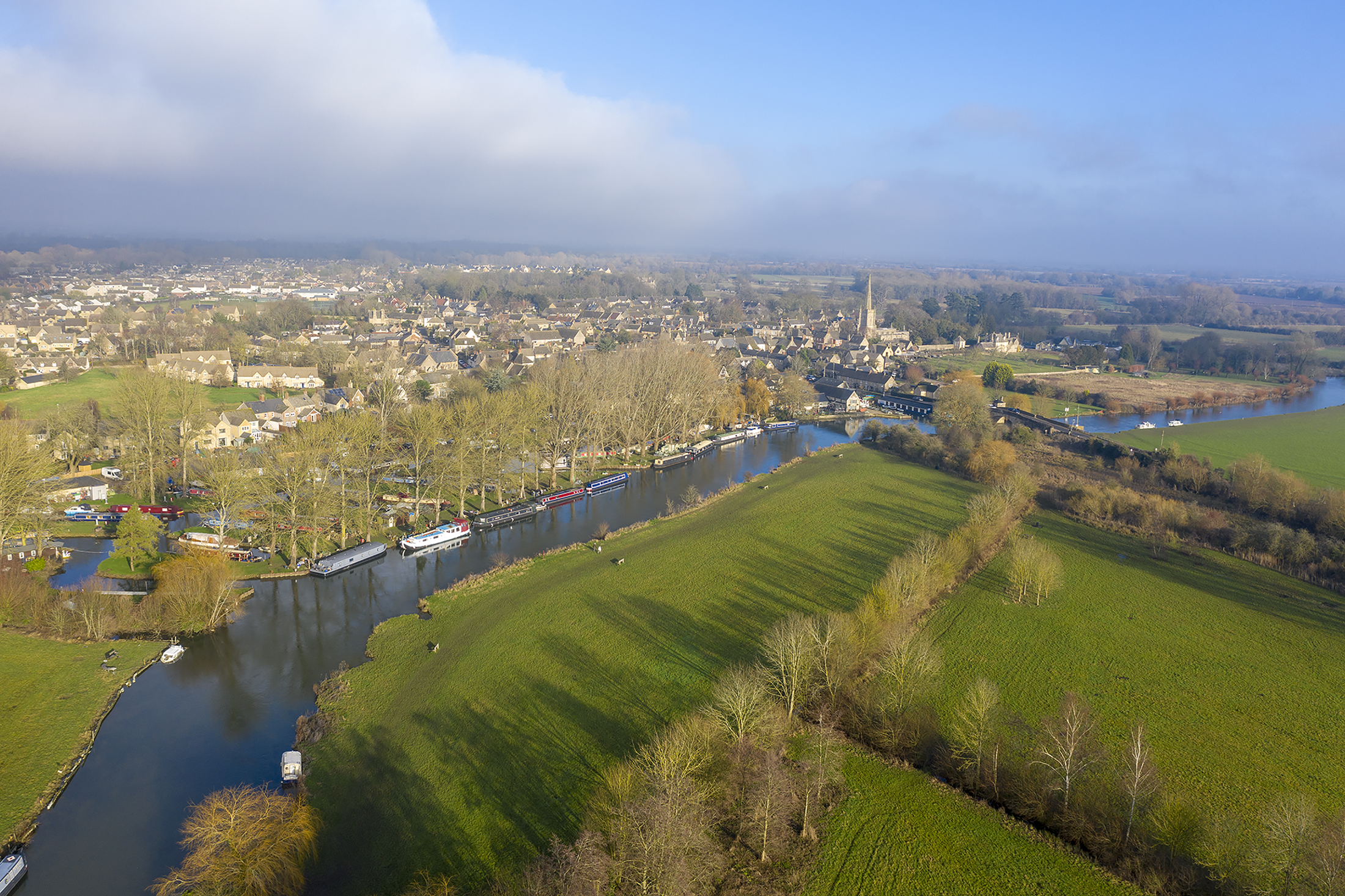 Lechlade on Thames-30th Dec 2019 - Photos by Drone - Grey Arrows Drone ...